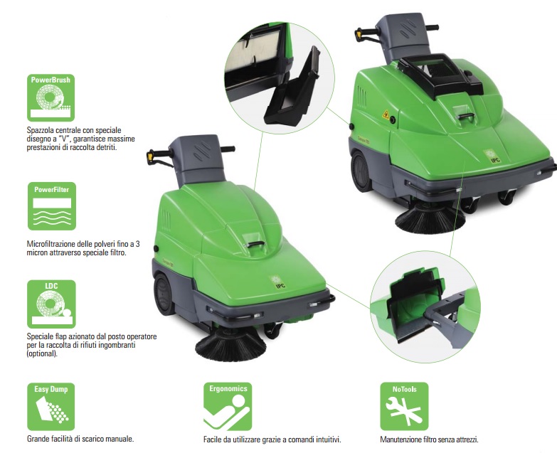 Spazzatrice IPC 505 | Tecnopuglia